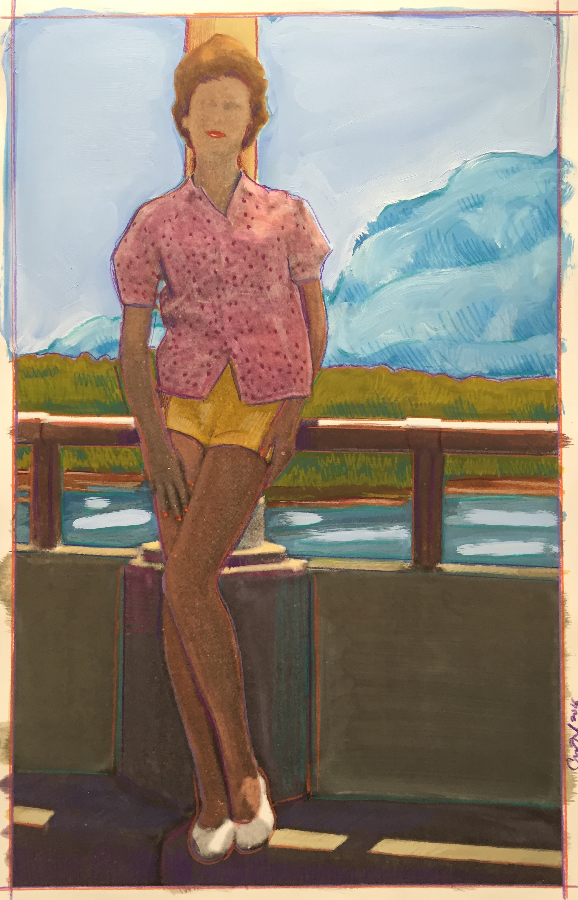 Girl on Bridge II | Craig Ford’s Fine-Art Blog