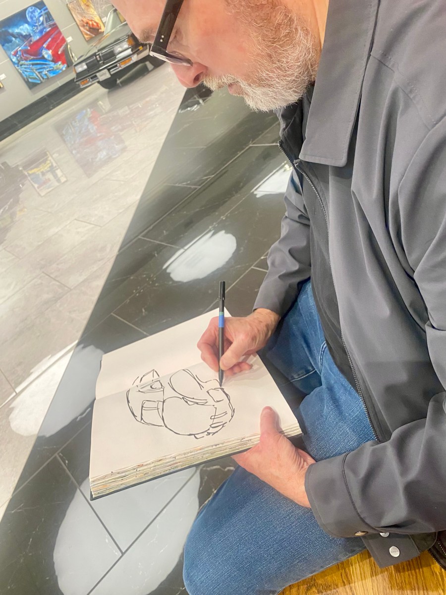 Sketching old cars at an auto museum | Craig Ford’s Fine-Art Blog