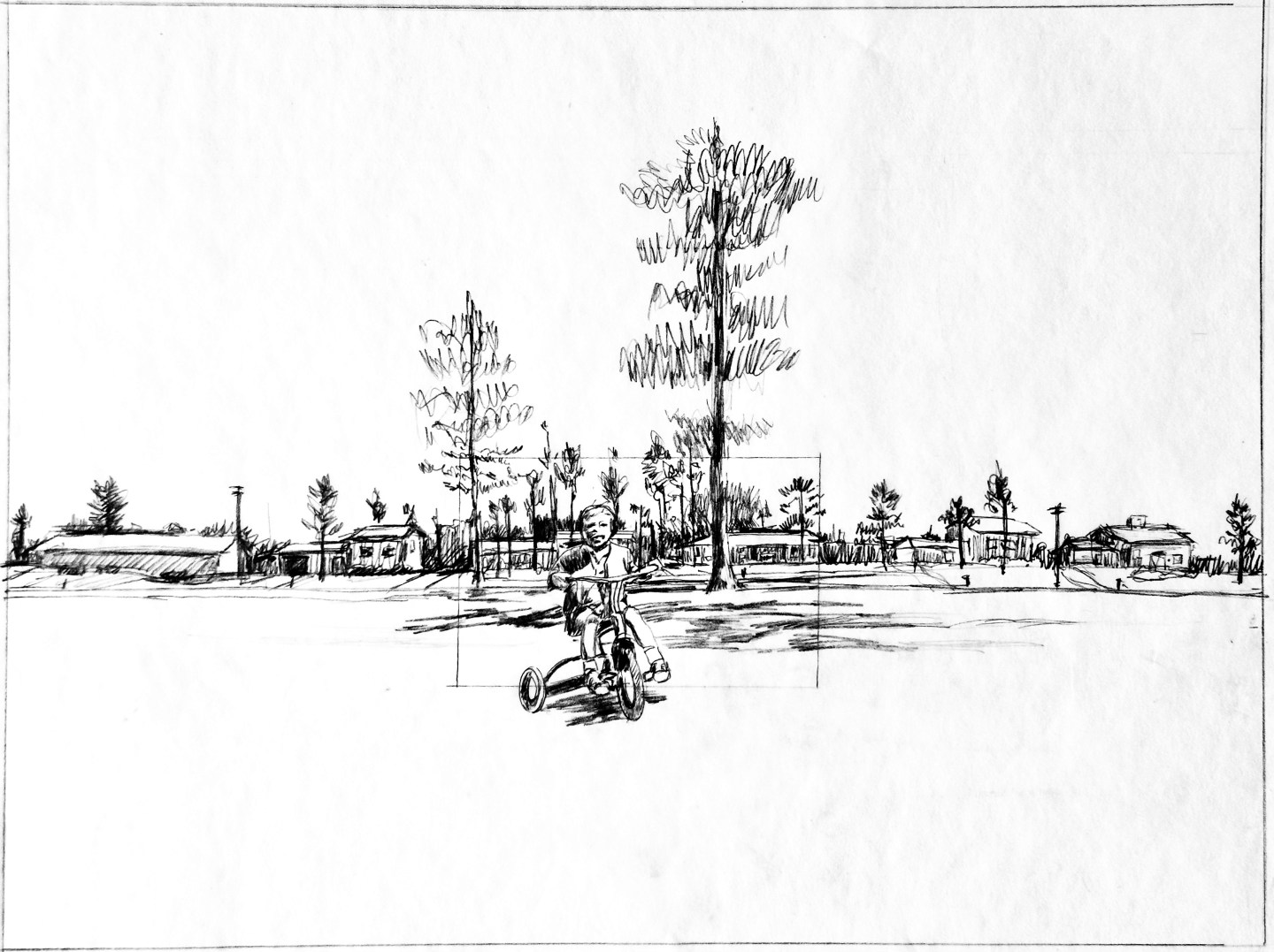 Tricycle sketch | Craig Ford’s Fine-Art Blog