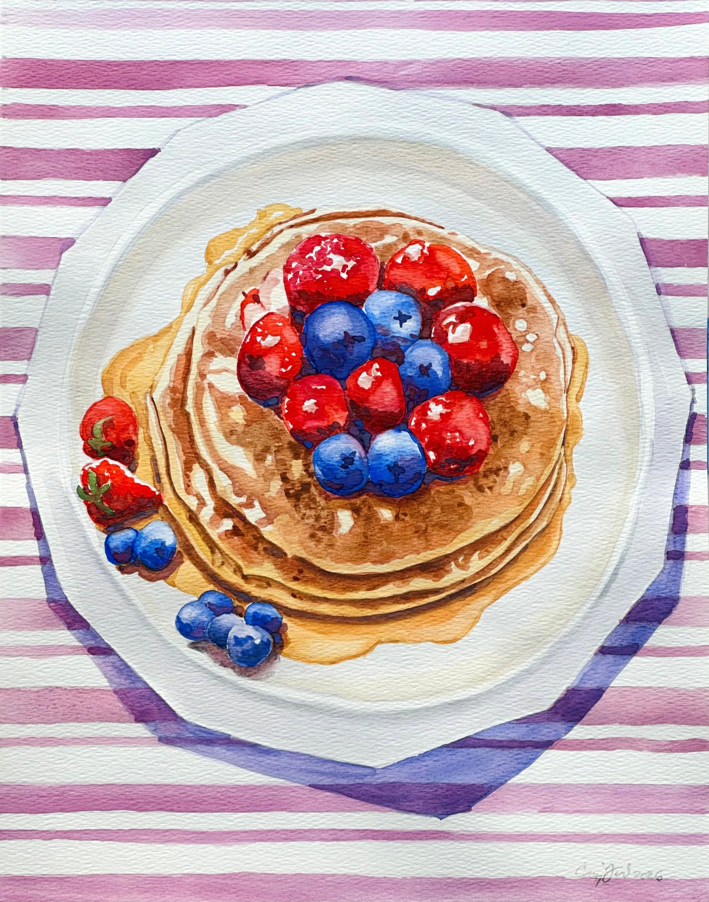 Mixed Berry Pancakes | Craig Ford’s Fine-Art Blog