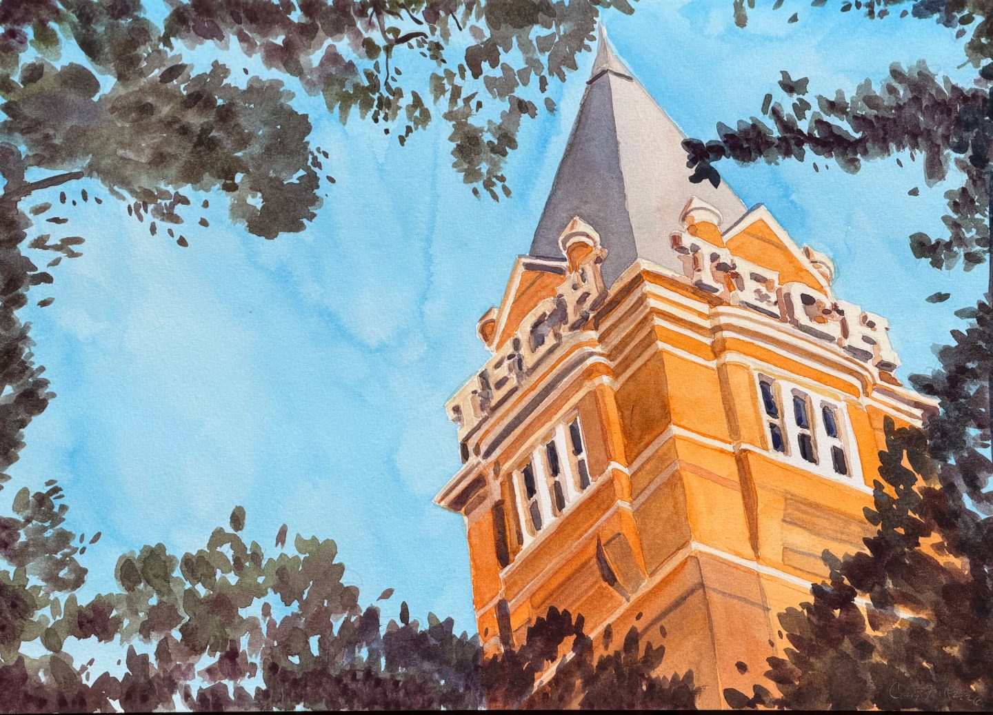 Georgia Tech Tower (v.2) | Craig Ford’s Fine-Art Blog